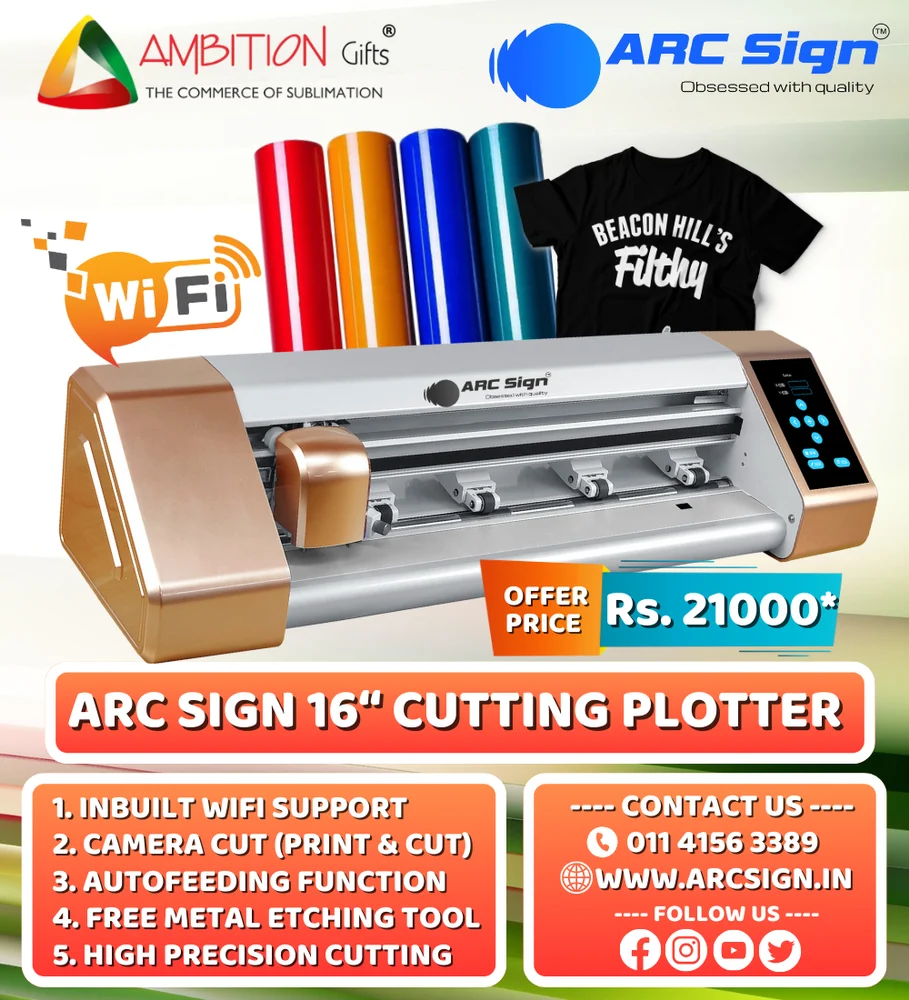 ARC Sign X390C 16 Inch Cutting Plotter – Vinyl Cutting Plotter